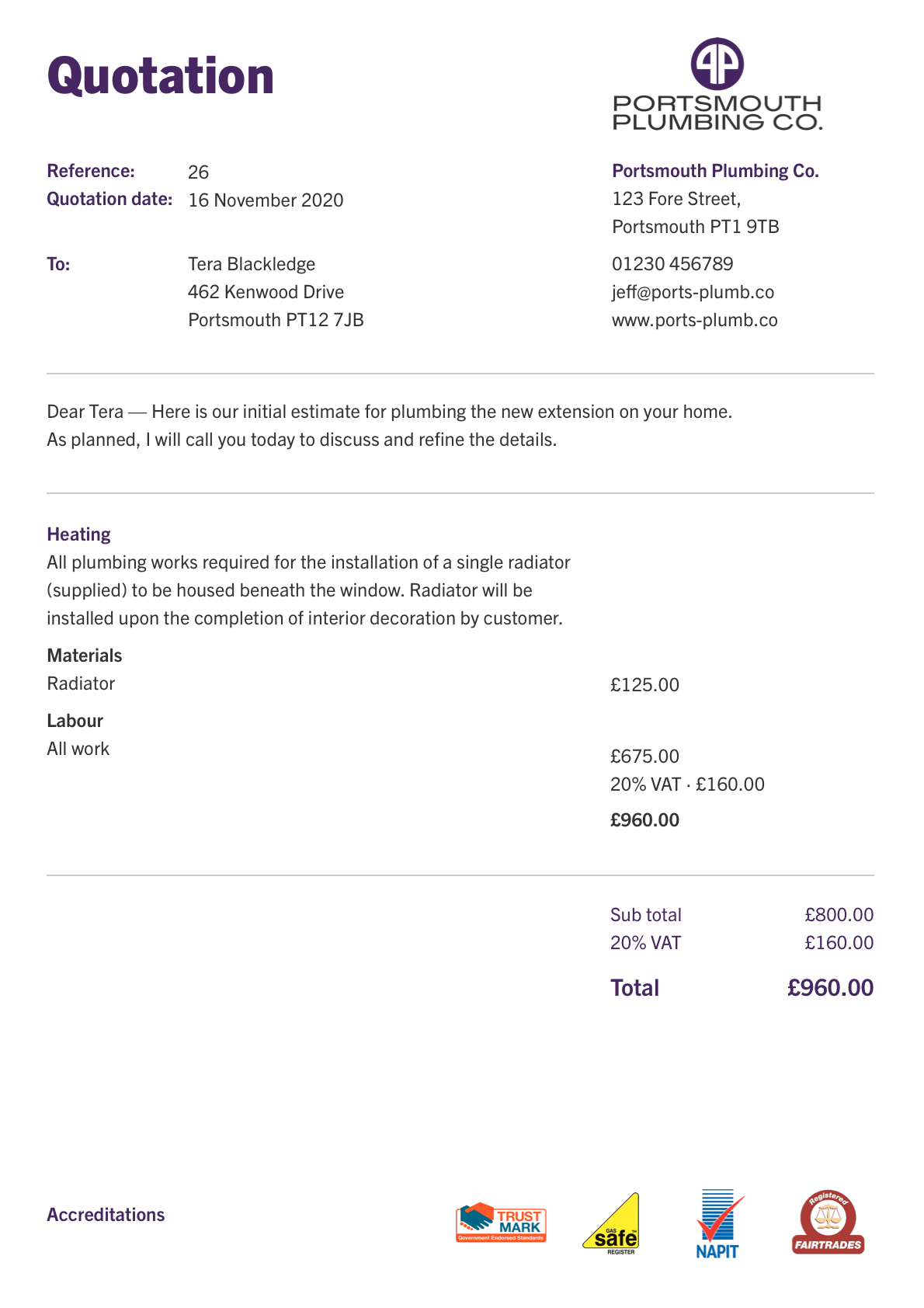 Paperwork made easy. YourTradebase