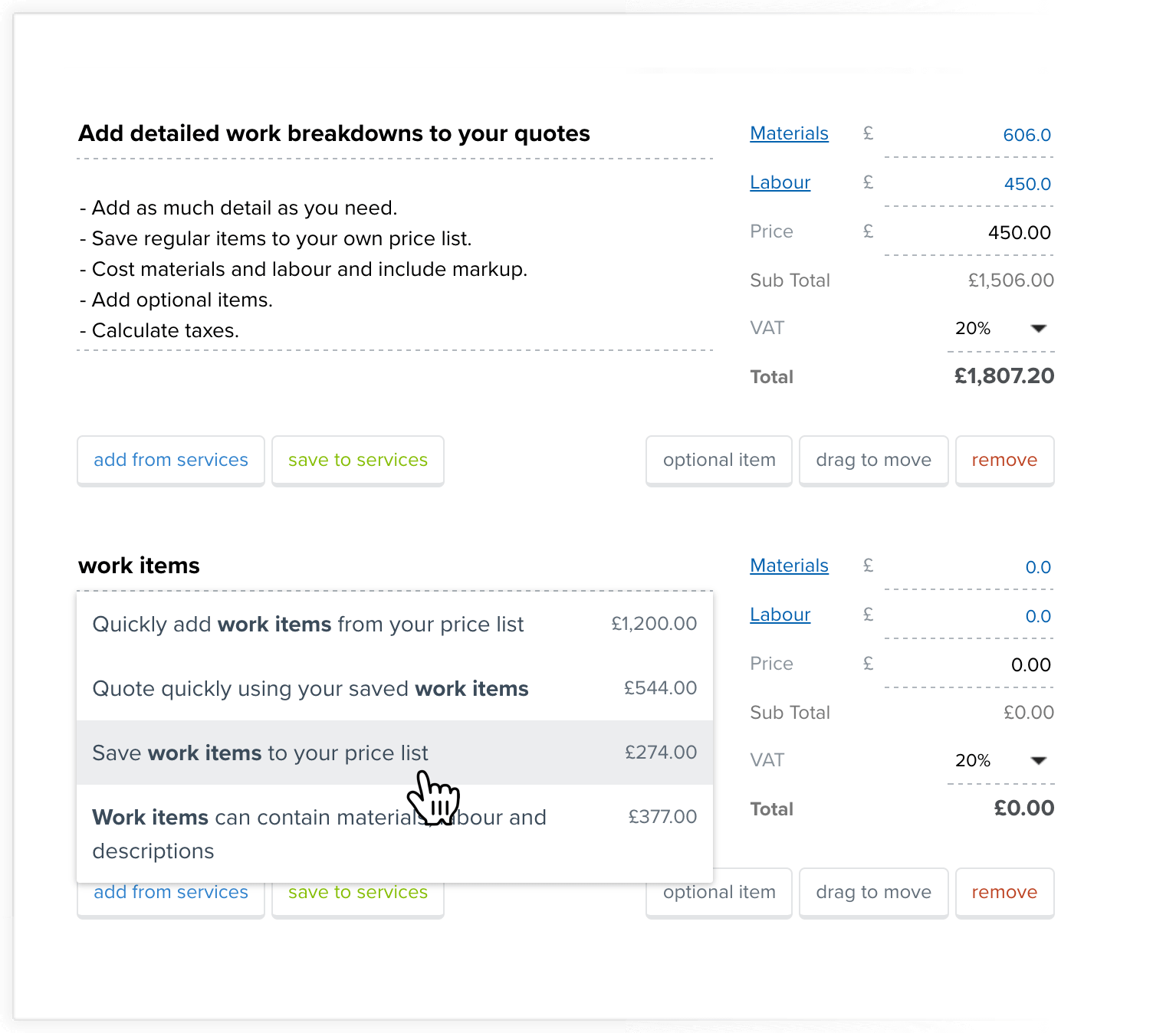 Super-fast estimate software by YourTradebase
